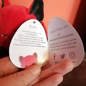 Squishmallows | Toys | Rare 45 220 Buffy The Bat Squishmallow Plush ...